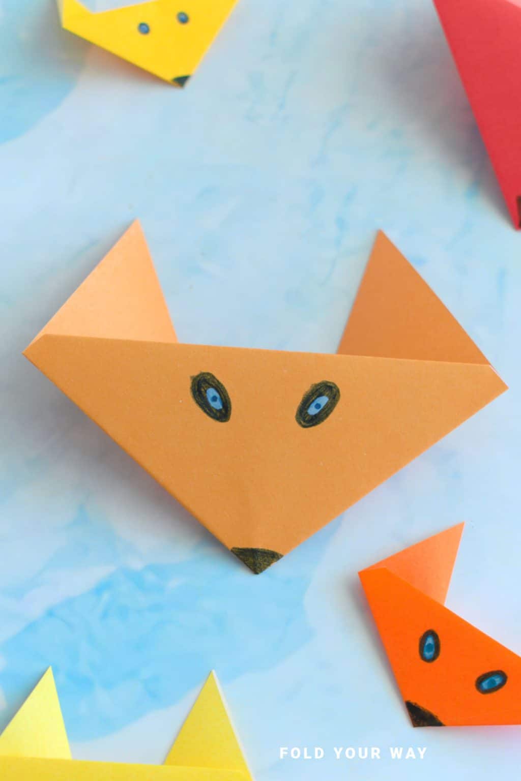 Easy Origami Fox Face | Fold Your Way