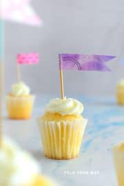 Washi Tape Cake Toppers | Fold Your Way