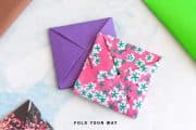 Square Origami Envelope | Fold Your Way