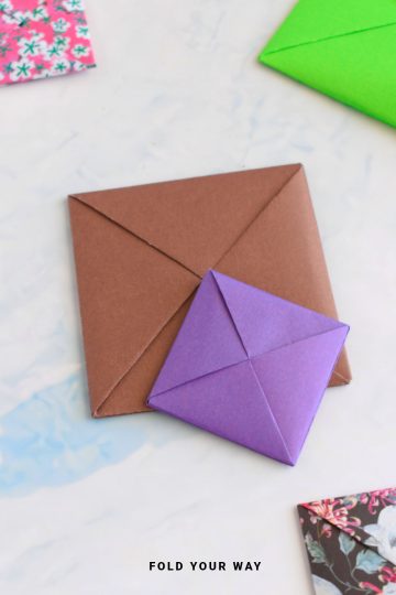Square Origami Envelope | Fold Your Way
