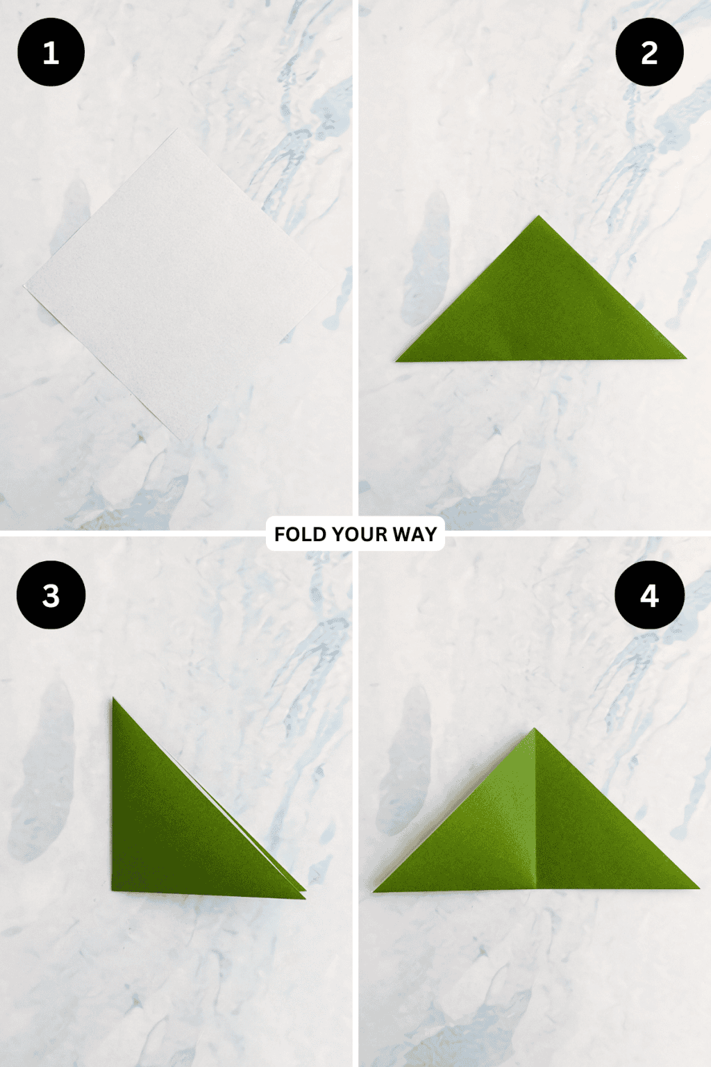 Frog Corner Origami Bookmark | Fold Your Way
