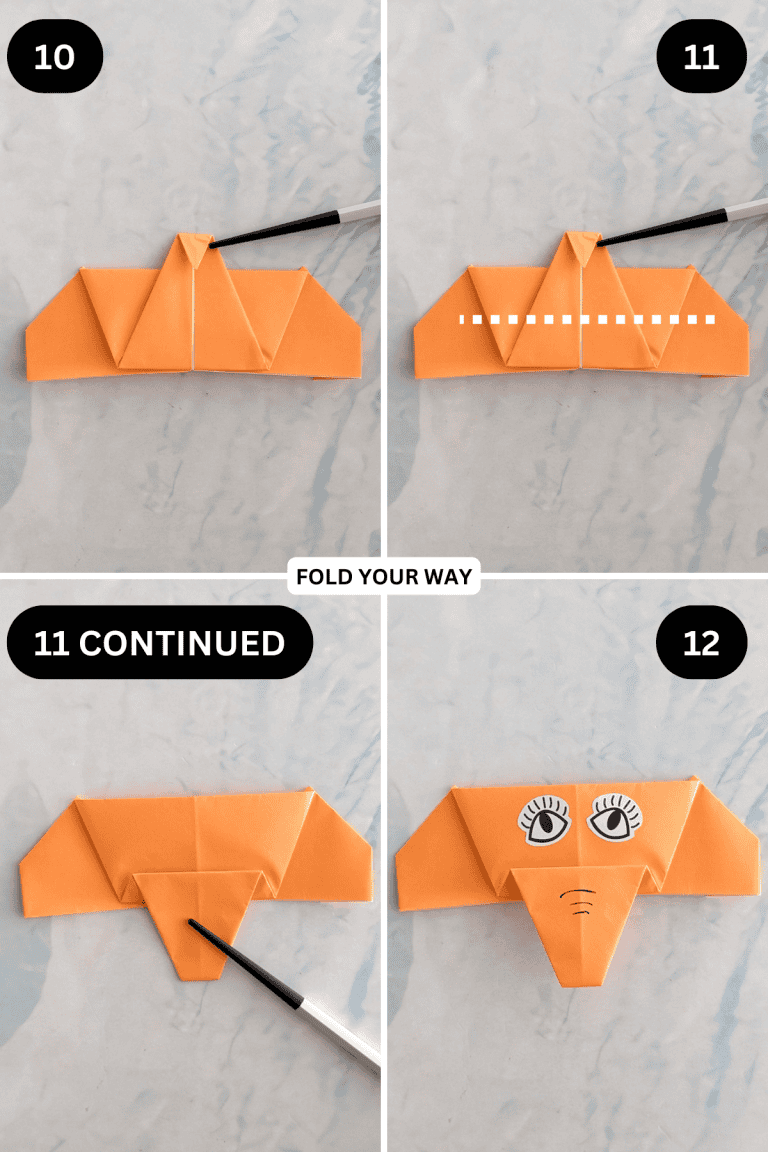 Easy Origami Elephant Face | Fold Your Way
