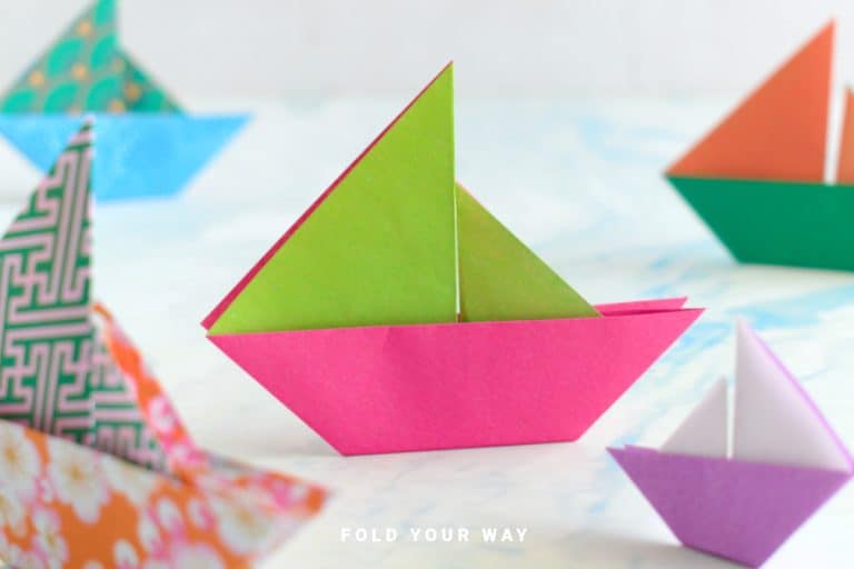2D Origami Boat | Fold Your Way