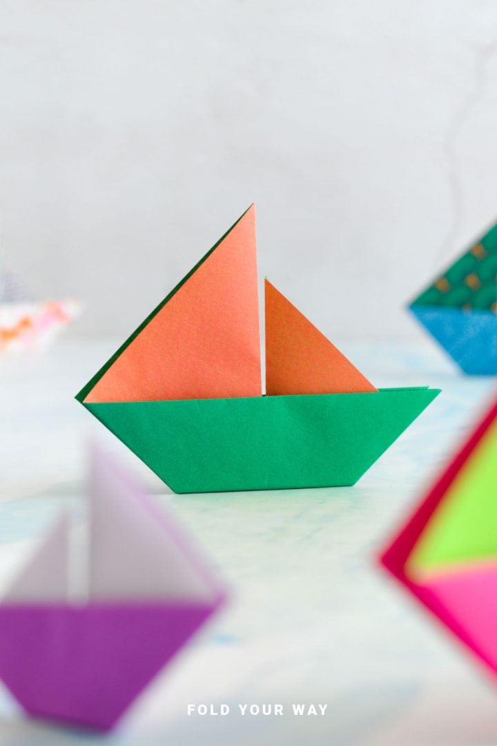 2D Origami Boat | Fold Your Way