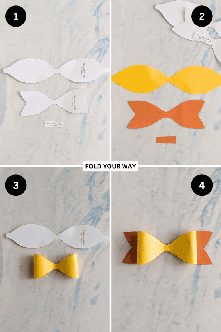 How To Make A Paper Bow (Printable) | Fold Your Way