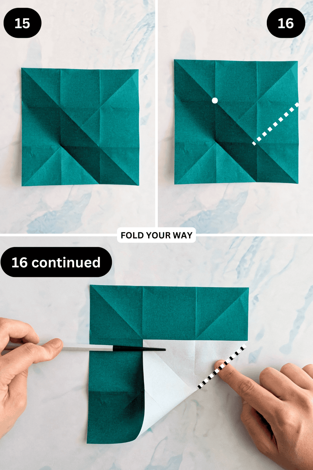 Square Origami Envelope | Fold Your Way