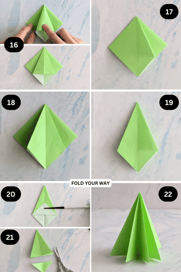 Simple Origami Christmas Tree | Fold Your Way