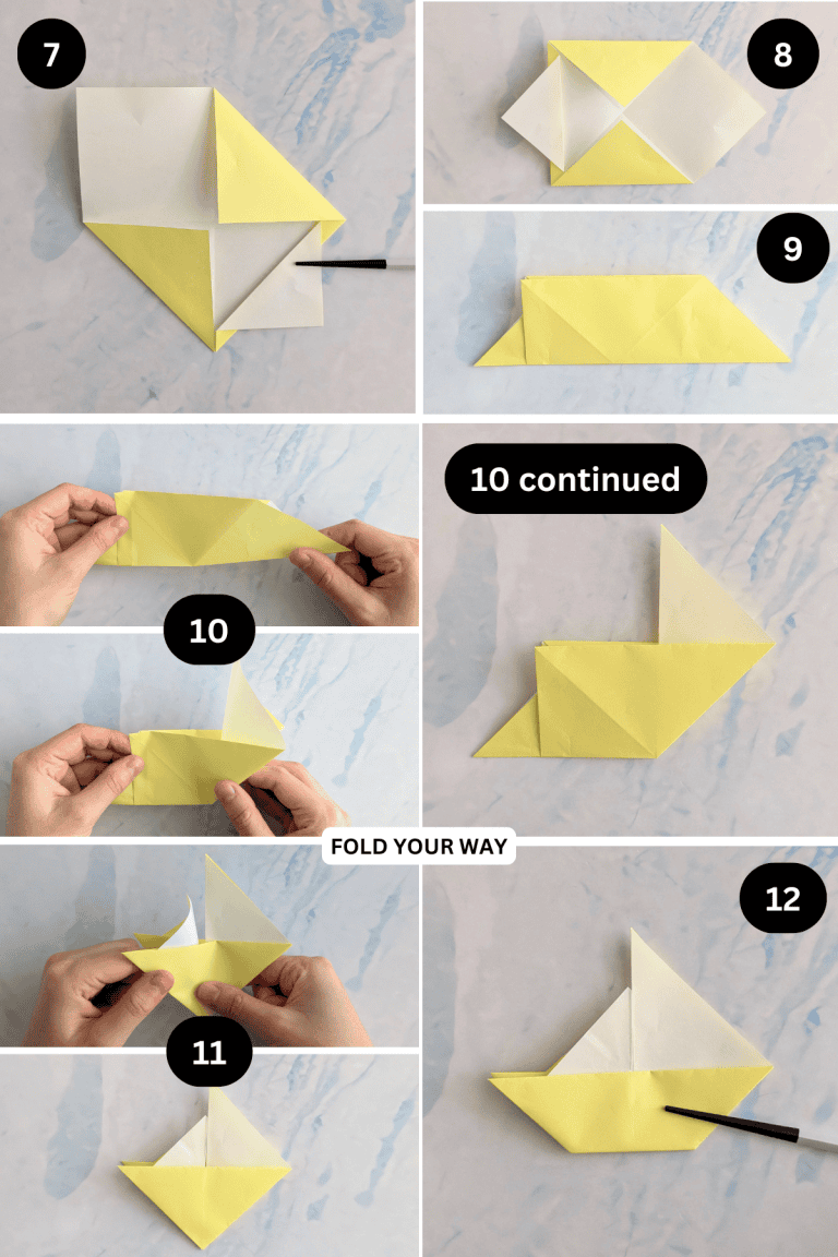 2D Origami Boat | Fold Your Way