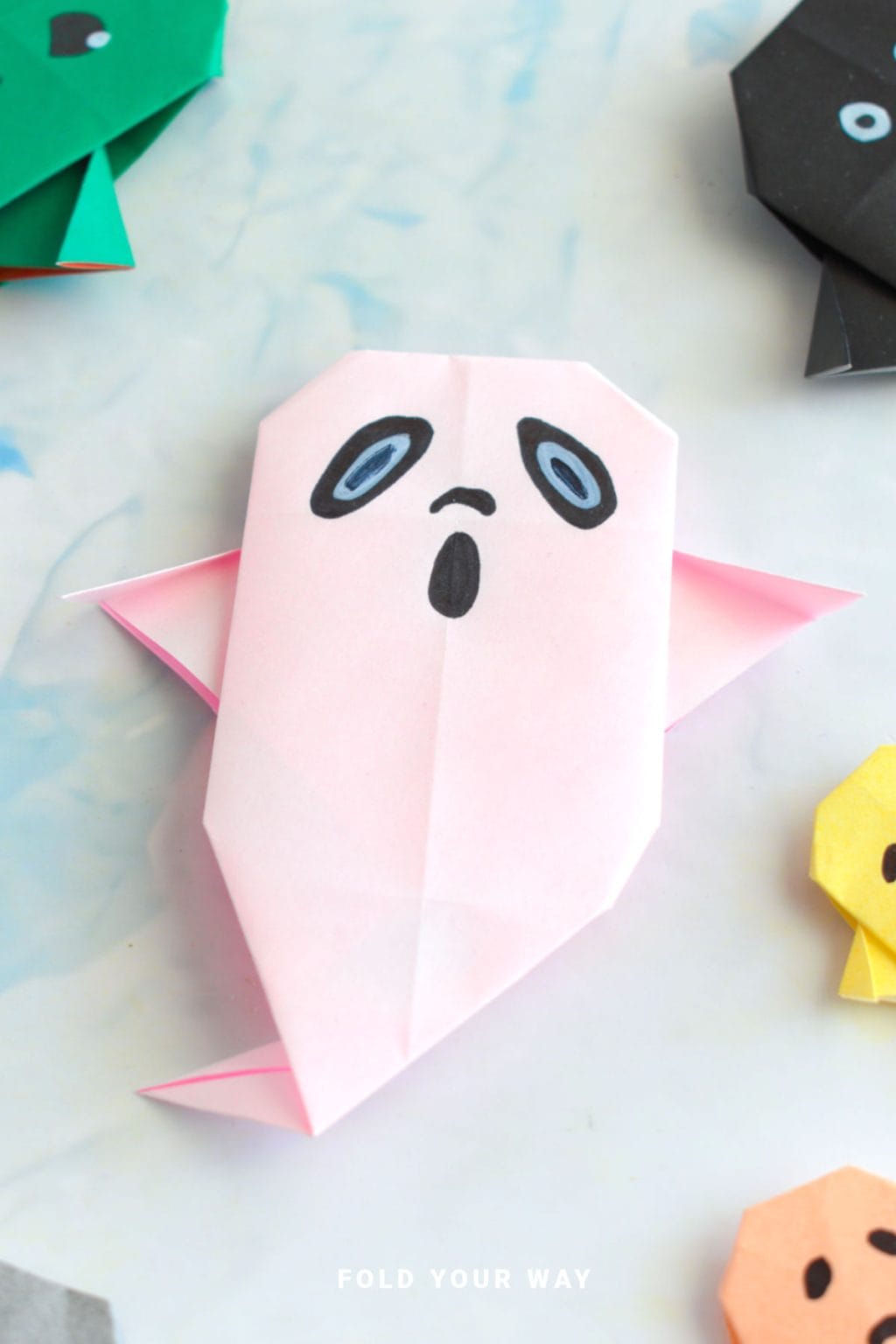 How To Make An Easy Origami Ghost | Fold Your Way