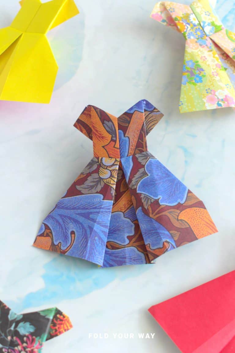 Easy Origami Dress | Fold Your Way
