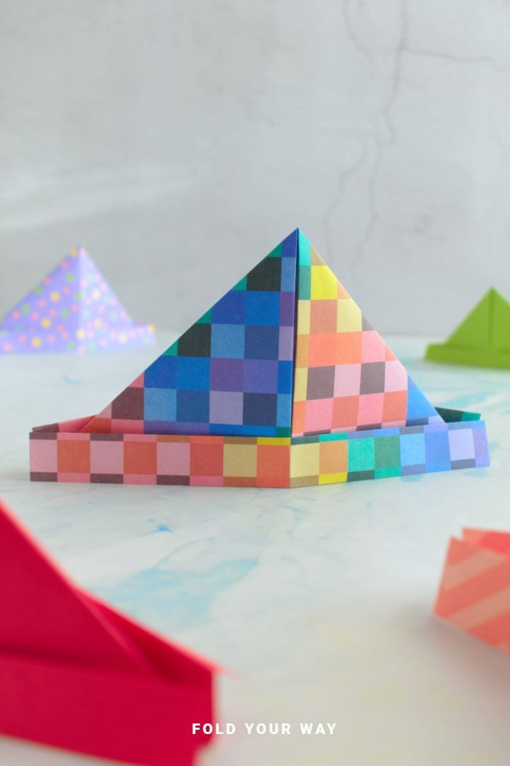 How To Make An Easy Origami Hat | Fold Your Way