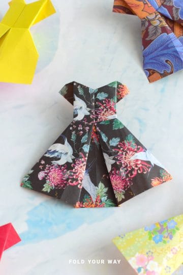 Easy Origami Dress | Fold Your Way