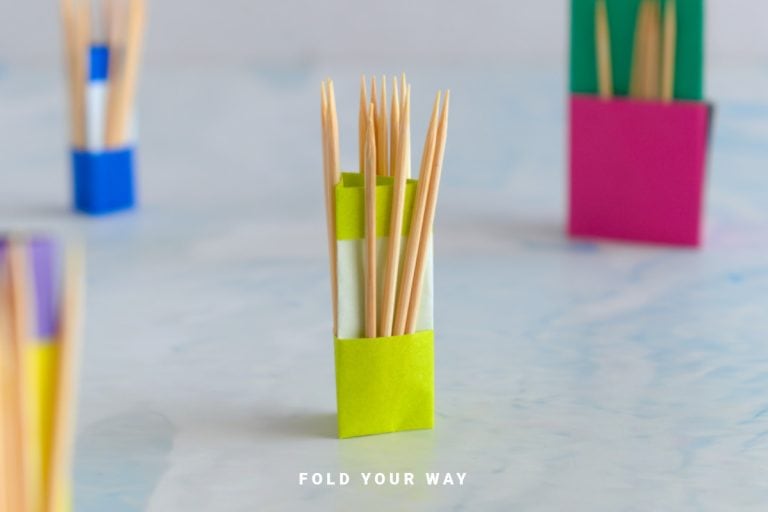 DIY Toothpick Holder | Fold Your Way