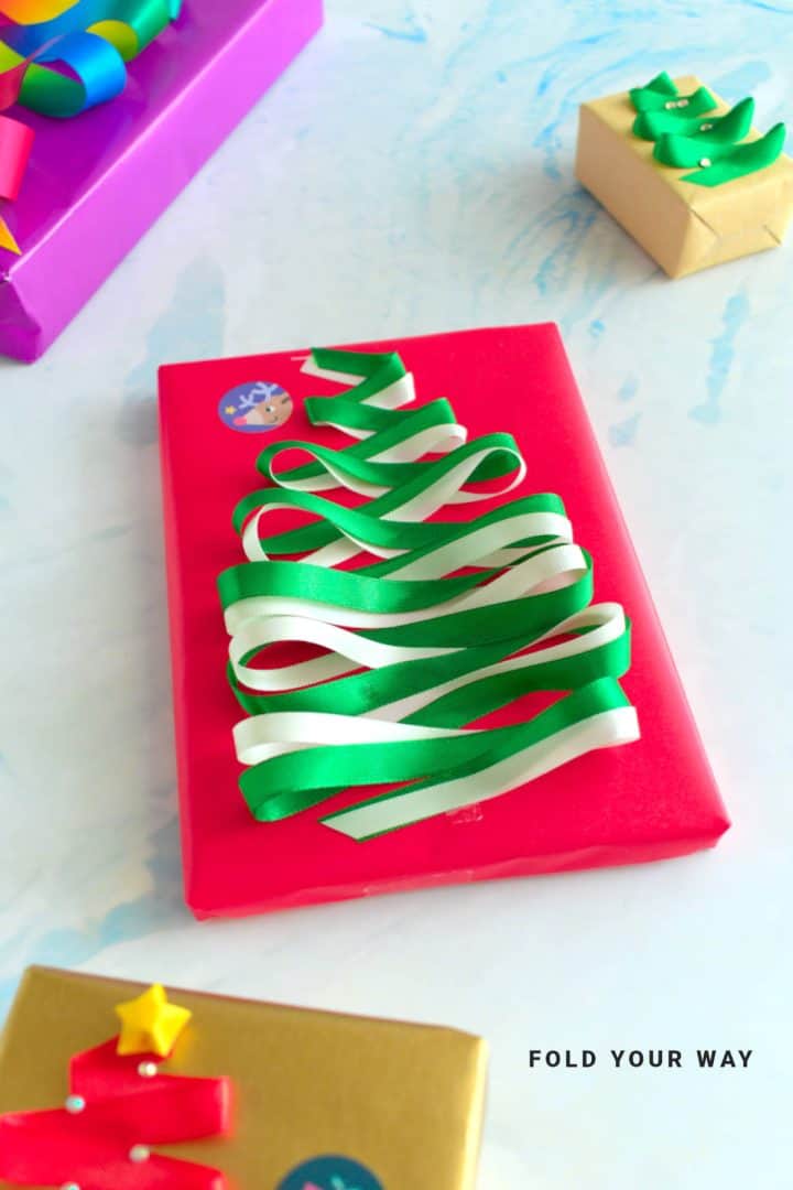 Christmas Tree Gift Wrapping Idea | Fold Your Way