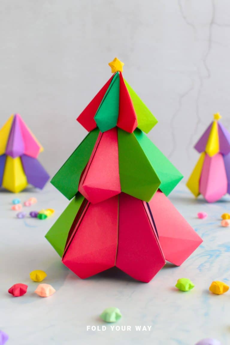 3D Origami Christmas Tree | Fold Your Way
