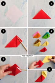 How To Make An Easy Origami Wreath | Fold Your Way